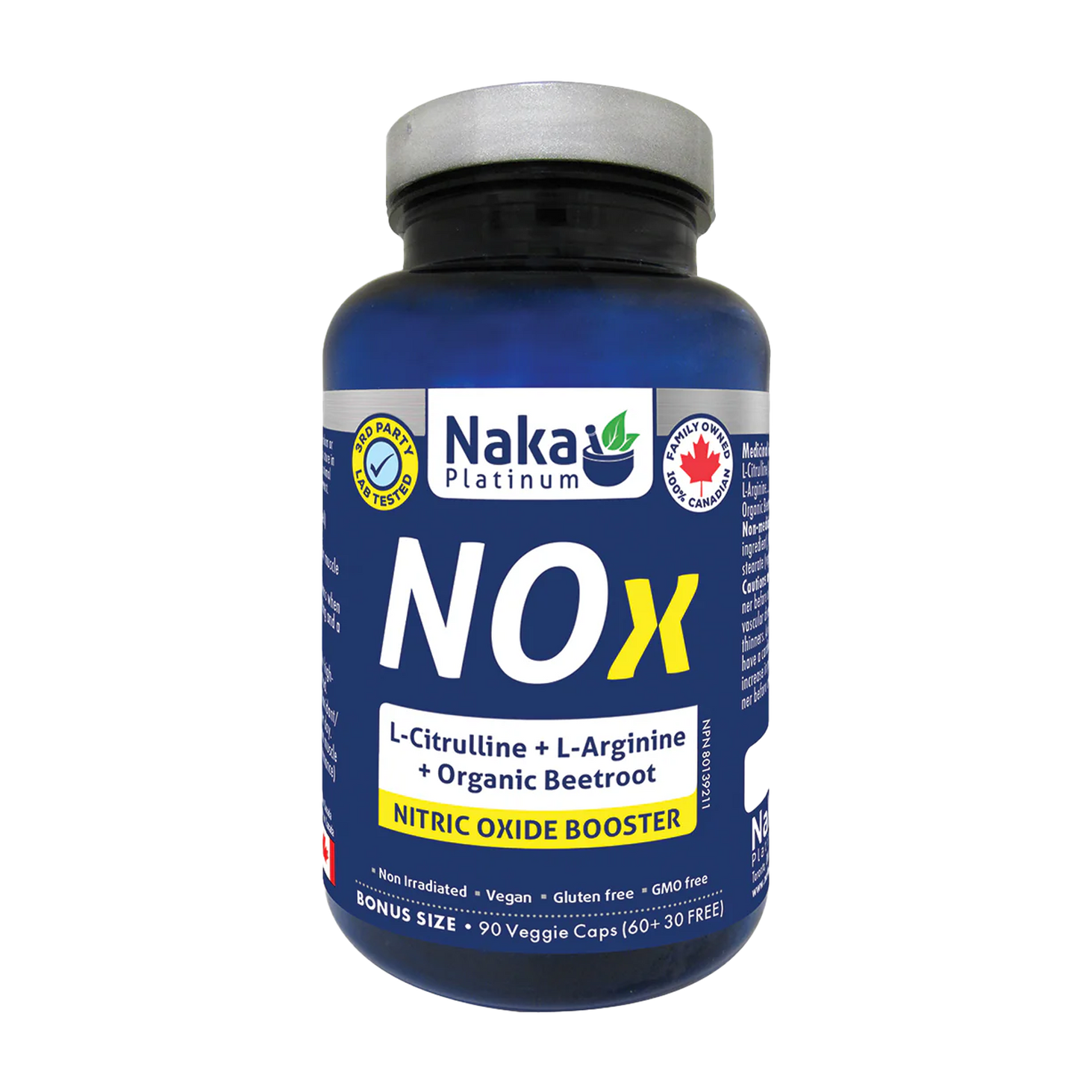 Naka Platinum | NOx (Nitric Oxide) Booster Veggie Caps 90's — GreenRX